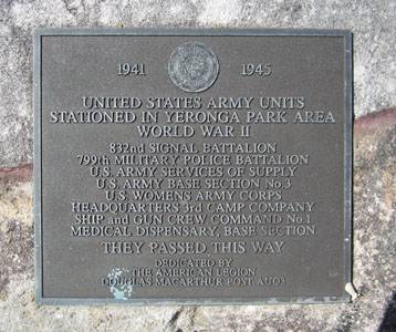 Yeronga Memorial Park, Honour Avenue & Cenotaph